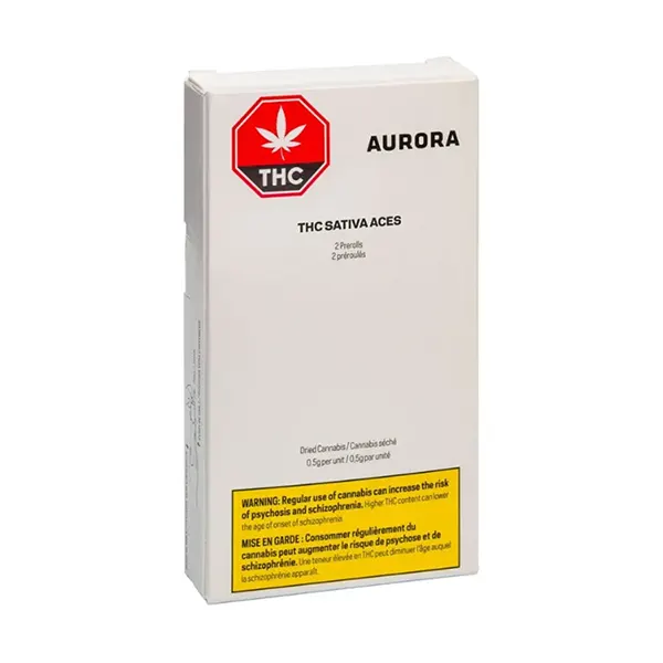 Thc Sativa Aces Pre Roll By Aurora Cannabis Flower Pre Rolls